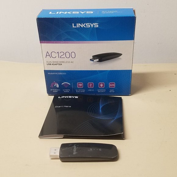 Linksys | Computers, Laptops & Parts | Linksys Wusb630 Ac200 Dualband Wirelessac Usb 30 Adapter ...